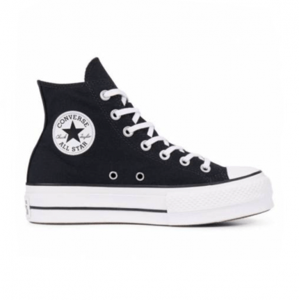 Converse All Star- Negras Altas Plataforma - Calzatesp